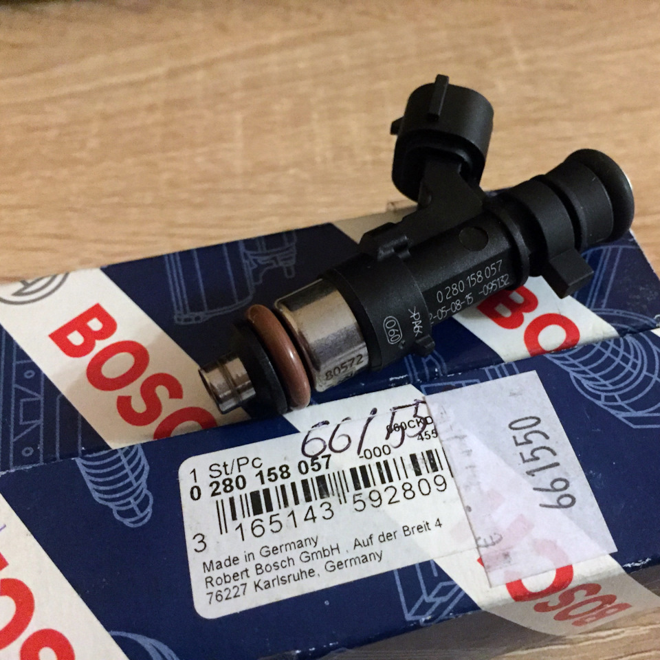 0280158057 Форсунка бензиновая BOSCH | Запчасти на DRIVE2