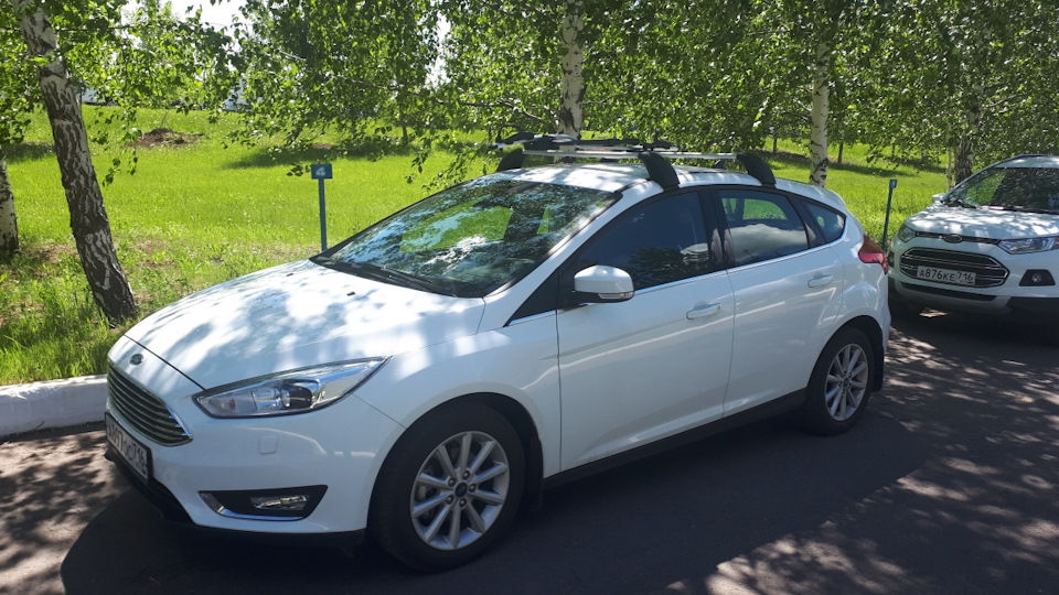 Дуги + Thule 598 — Ford Focus Hatchback III, 1,5 л, 2018 года ...