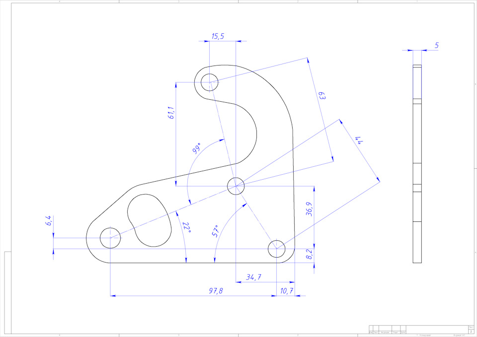Чертеж фиксатора ГРМ двигателя R9M 1.6dci / Drawing of Timing Setting ...
