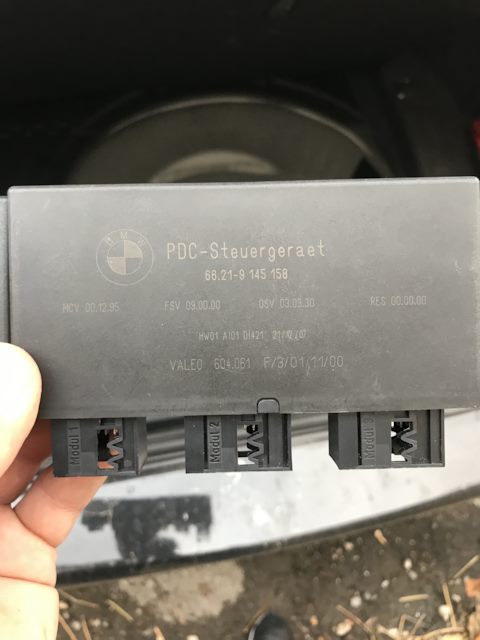 66219145158 Блок управления PDC 9145158 BMW E65 2007 BMW | Запчасти на ...