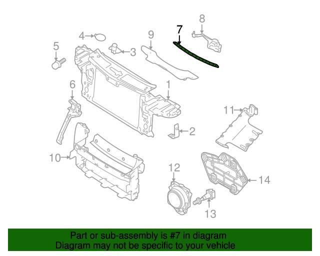 7L0805551A Траверса VAG | Запчасти на DRIVE2