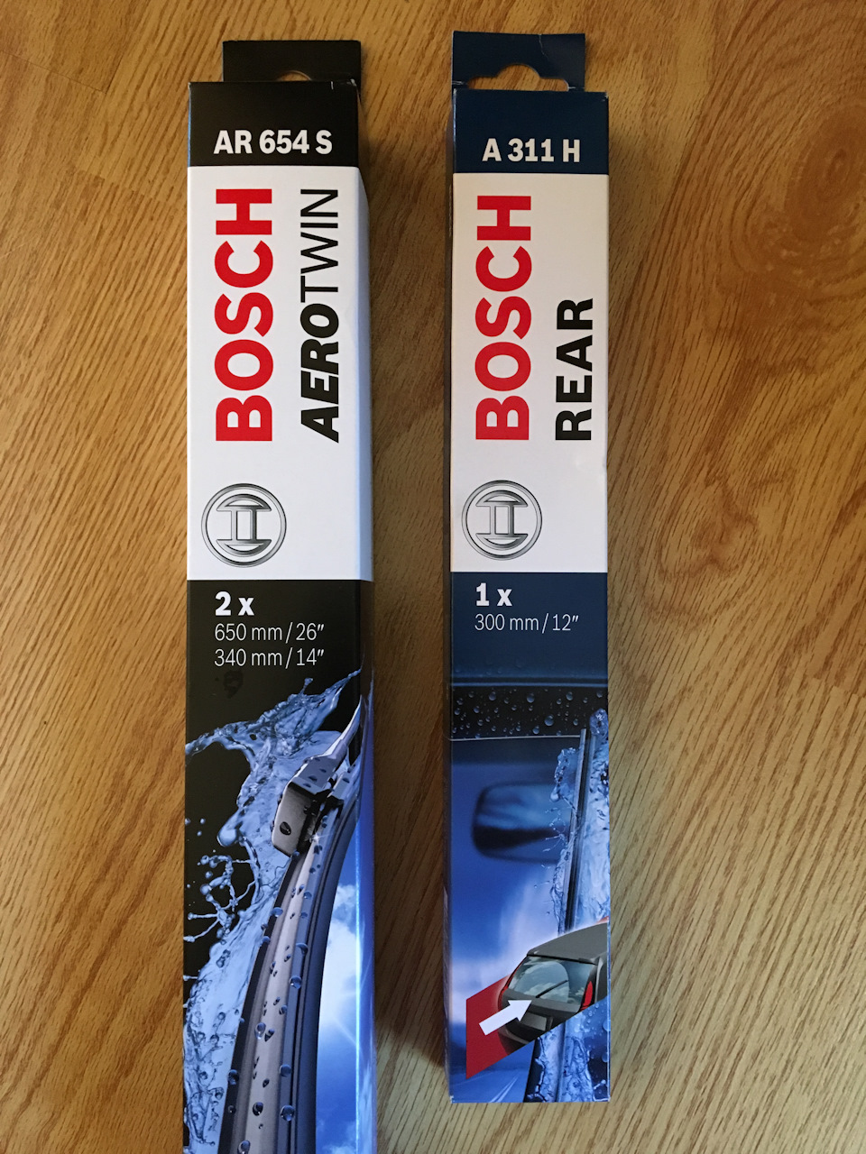 Замена передних и задних дворников на Bosch — KIA Ceed (2G), 1,6 л ...