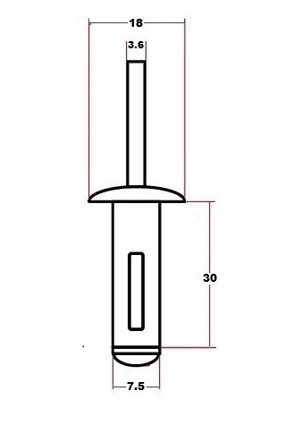 7703072362 Заклепка креп мотор-редуктора RENAULT | Запчасти на DRIVE2