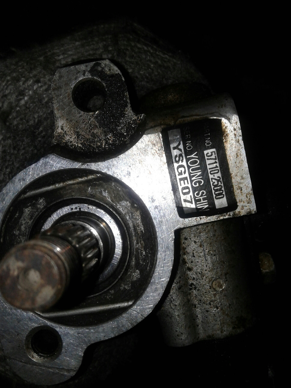 5711025000 Насос гур KIA HYUNDAI | Запчасти на DRIVE2