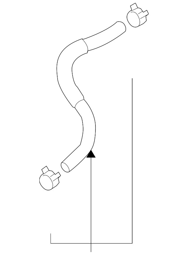 254122S201 Шланг системы охлаждения KIA HYUNDAI | Запчасти на DRIVE2
