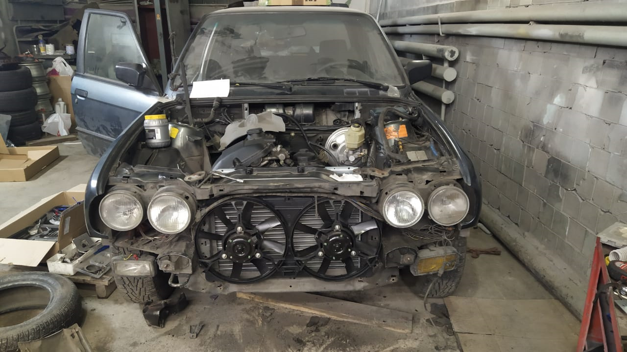 Свап m52b28tu в BMW e30 часть 8 — установка вентиляторов и радиатора ...