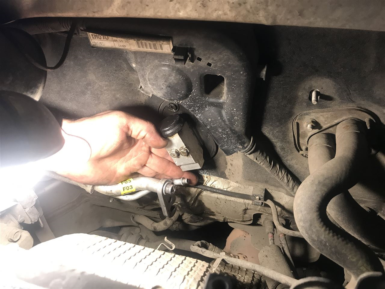 Масленое запотевание кондея! — KIA Cerato (2G), 1,6 л, 2010 года ...