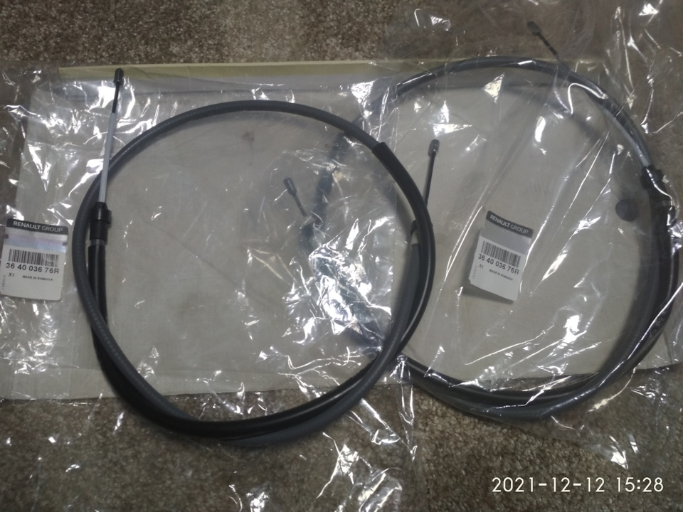 364003676R Трос ручного привода тормоза RENAULT | Запчасти на DRIVE2