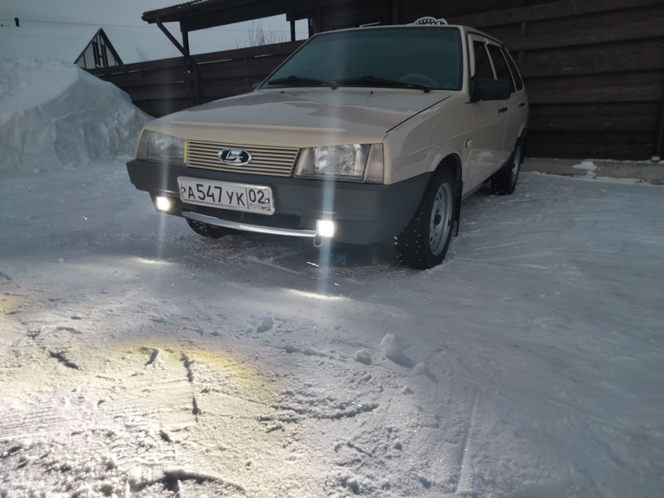 ПТФ Sal-Man двухрежимные — Lada 21093, 1,5 л, 1989 года | тюнинг | DRIVE2