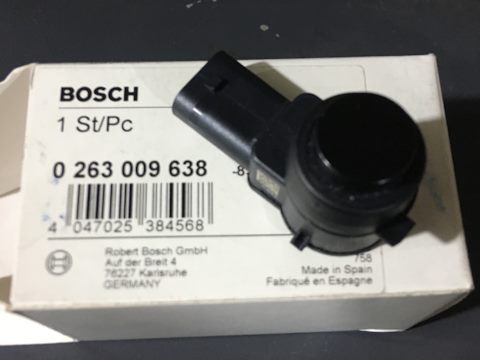 0263009638 Датчик парковки BOSCH | Запчасти на DRIVE2