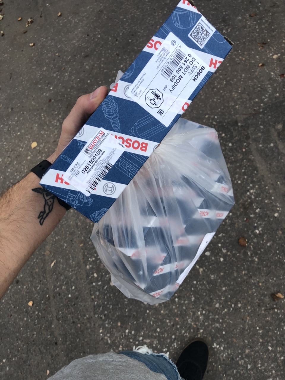 0261500109 Форсунка бензиновая BOSCH | Запчасти на DRIVE2