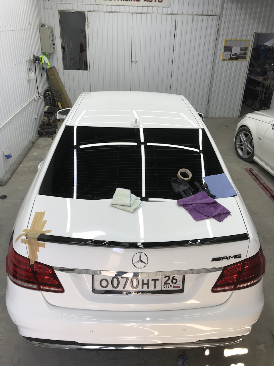 Спойлер — Mercedes-Benz E-Class (W212), 2 л, 2013 года | стайлинг | DRIVE2