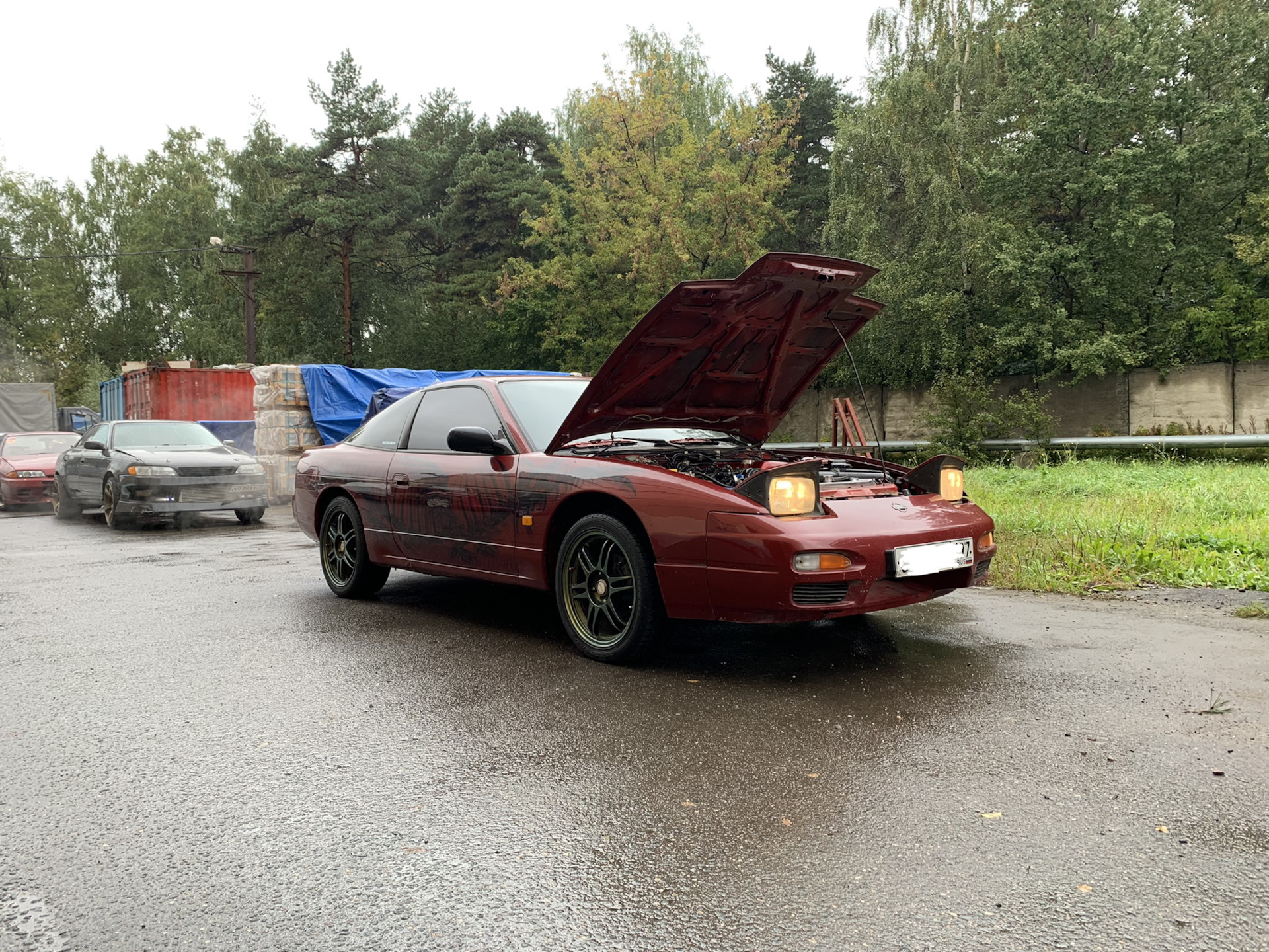 Первый выезд и мойка — Nissan 200SX (S13), 2 л, 1991 года | мойка | DRIVE2