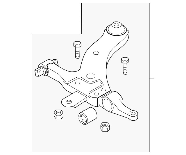 5450038011 Рычаг подвески KIA HYUNDAI | Запчасти на DRIVE2