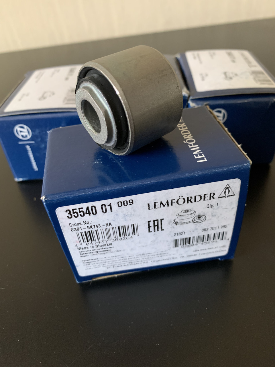 3554001 Сайлентблок рычага подвески LEMFORDER | Запчасти на DRIVE2