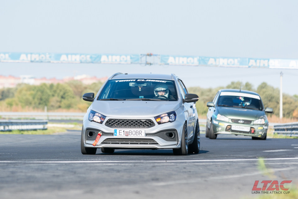 Time Attack. LTAC 23.09.2023. Рязань. — Lada Калина Хэтчбек (2G), 1,6 л, 2014 года ...