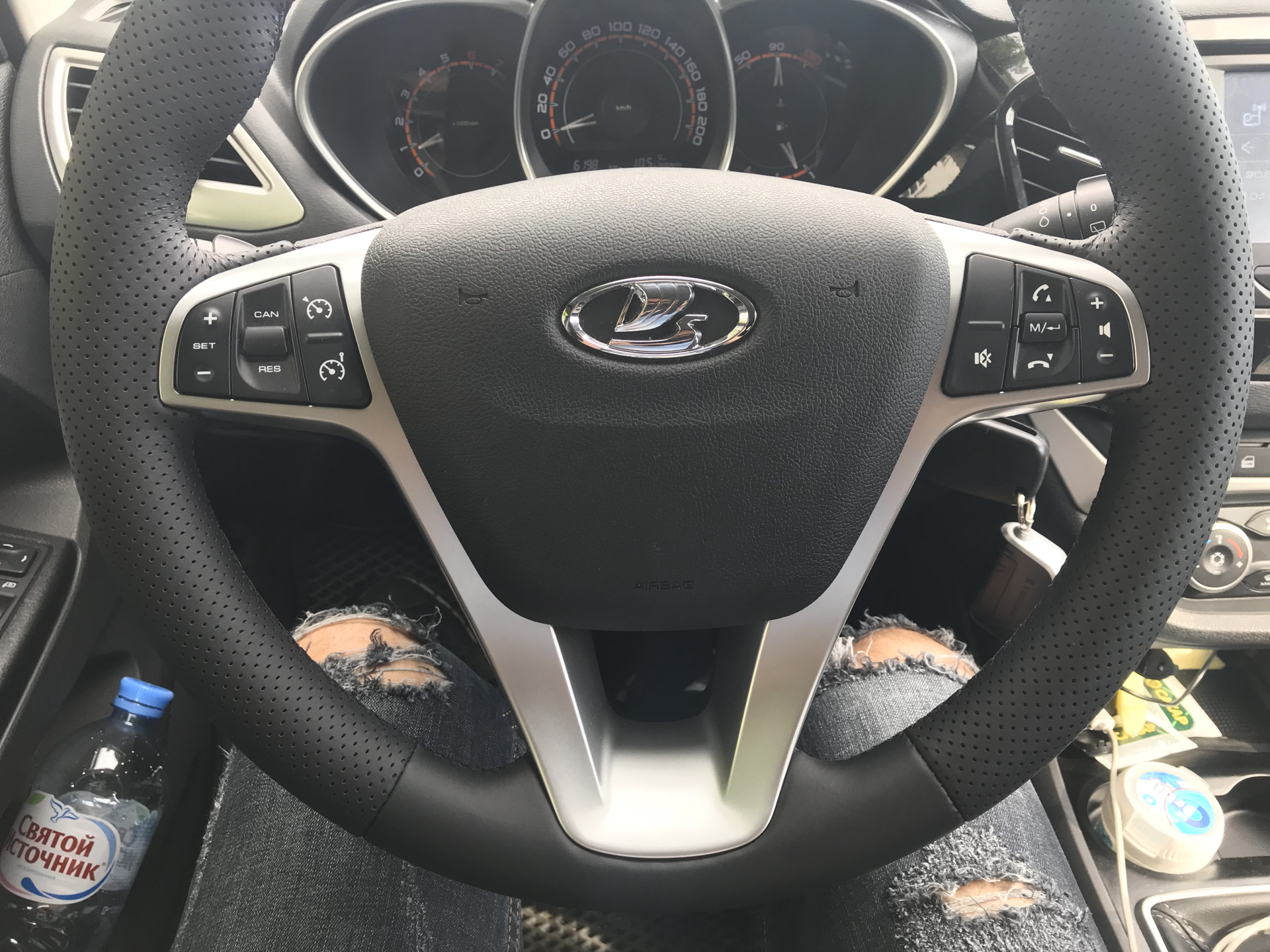 Замена охлаждайки, кронштейн кпп автопродукт и замена тросов — Lada ...