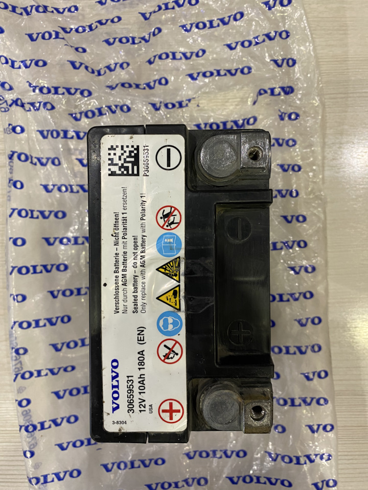 30659531 Аккумулятор вольво Volvo | Запчасти на DRIVE2