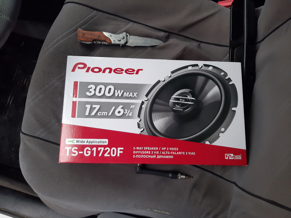 Замена передних динамиков на Pioneer TS-G 1720f — Peugeot 307 SW, 1,6 л, 2003 года | автозвук ...