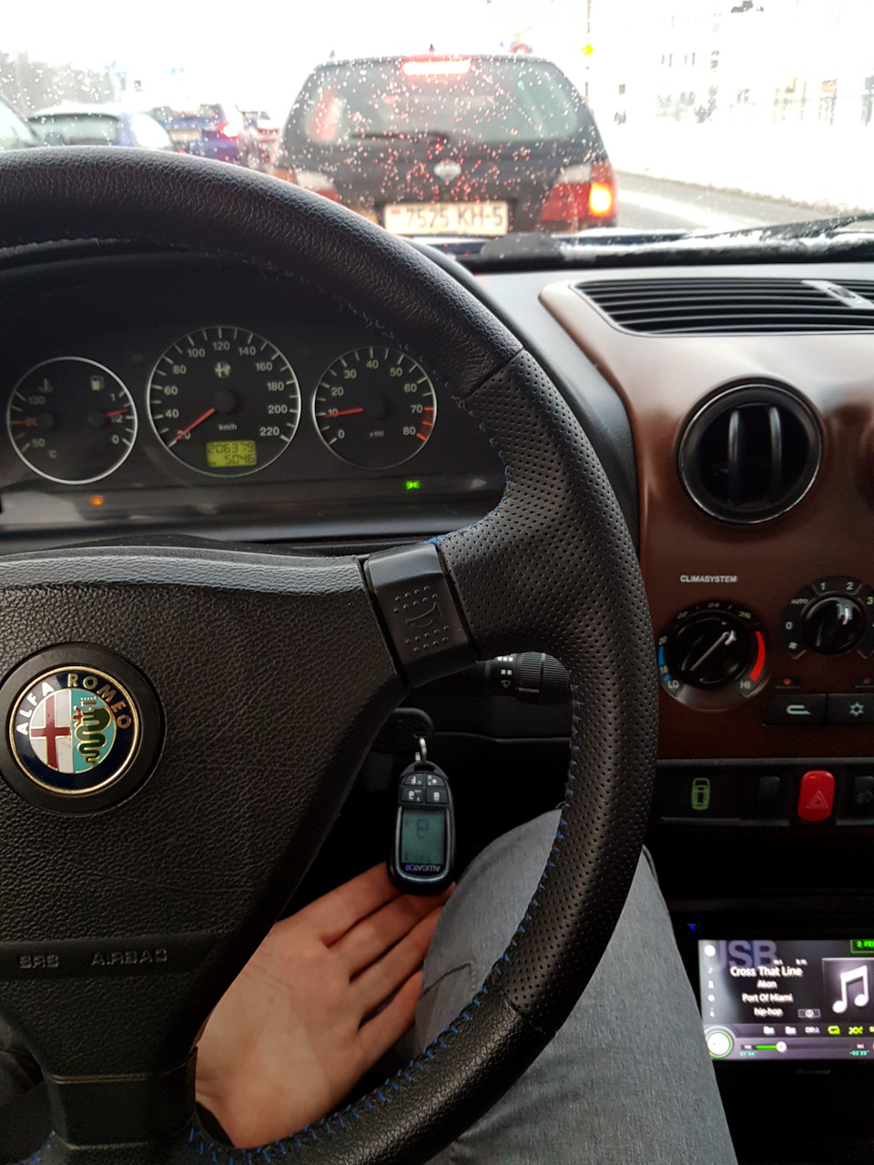 Новый АКБ и сигнализация. — Alfa Romeo 146, 1,4 л, 2000 года ...