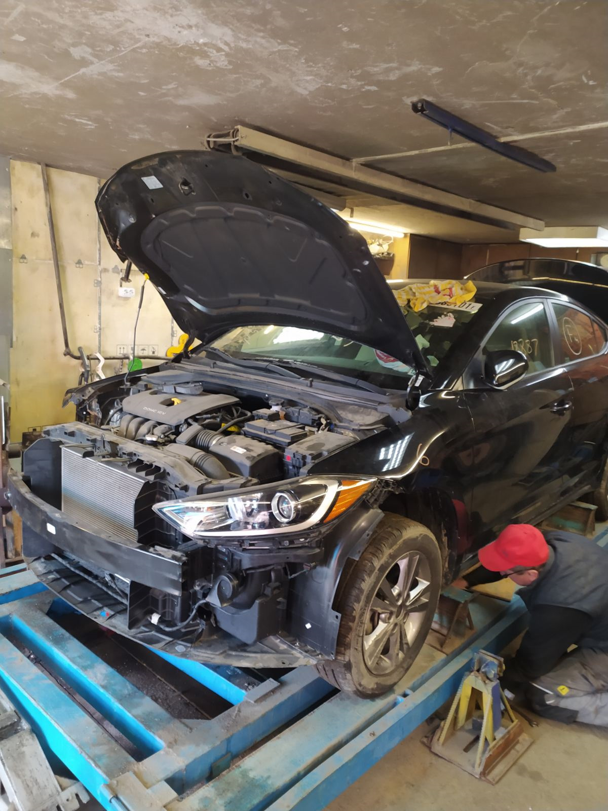 Погнали нам малярку — Hyundai Elantra (6G), 2 л, 2018 года | кузовной ...