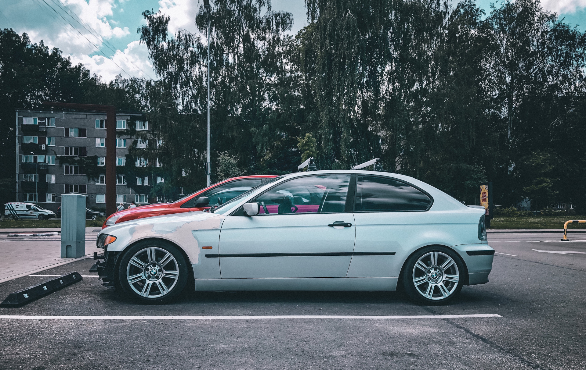 Смена морды е46 компакту — BMW 3 series Compact (E46/5), 1,8 л, 2004 ...
