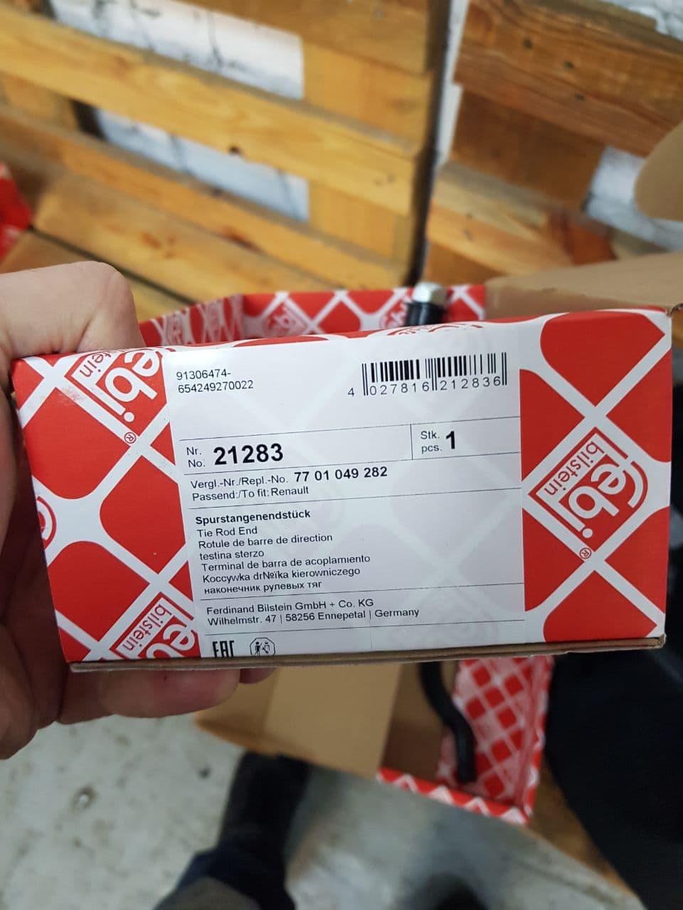 7701049282 Наконечник рулевой тяги лев RENAULT | Запчасти на DRIVE2