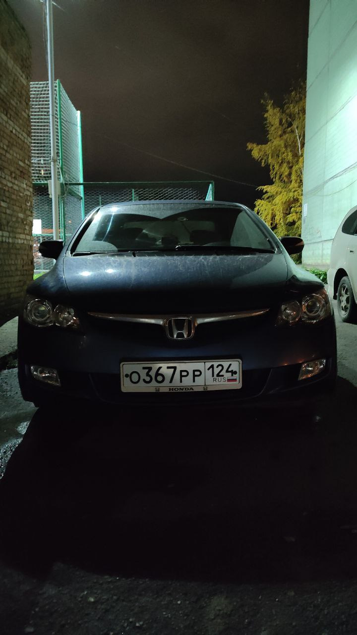 Свет мне в цивик, би-лед линзы — Honda Civic 4D (8G), 1,8 л, 2007 года ...