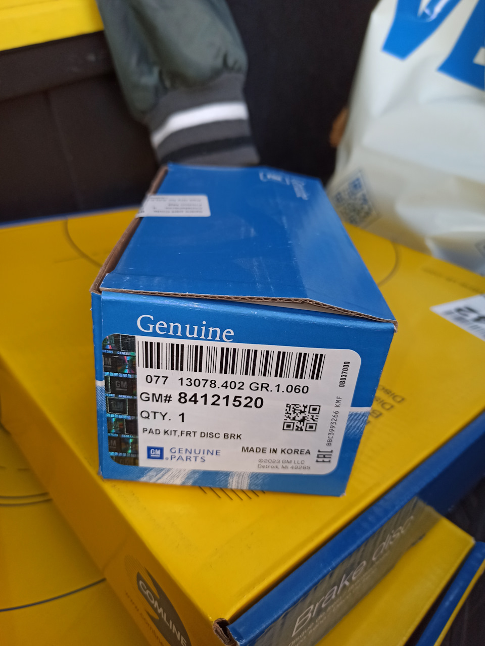 84121520 Колодки тормозные дисковые GM | Запчасти на DRIVE2