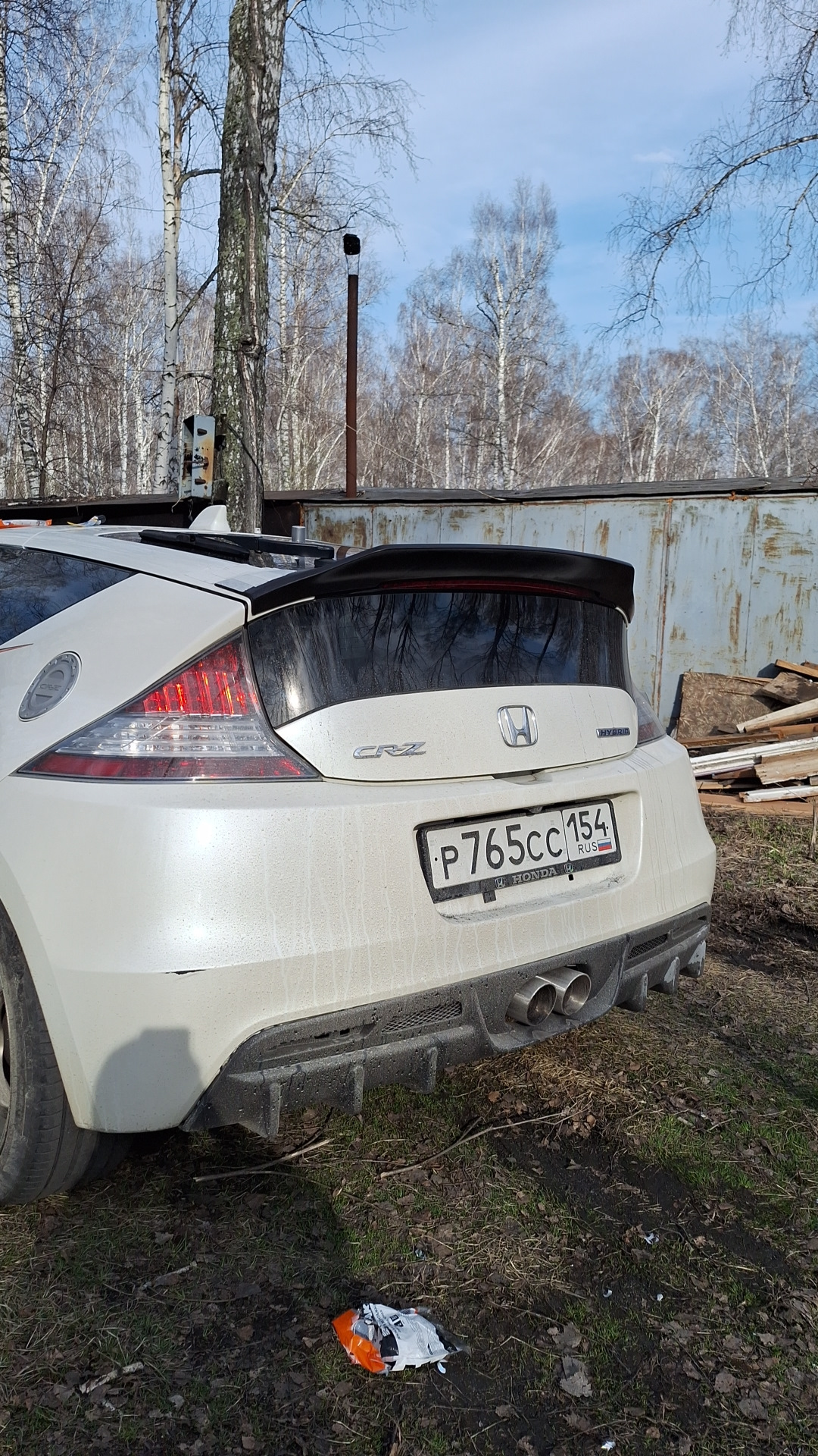 Дактейл — Honda CR-Z, 1,5 л, 2011 года | тюнинг | DRIVE2