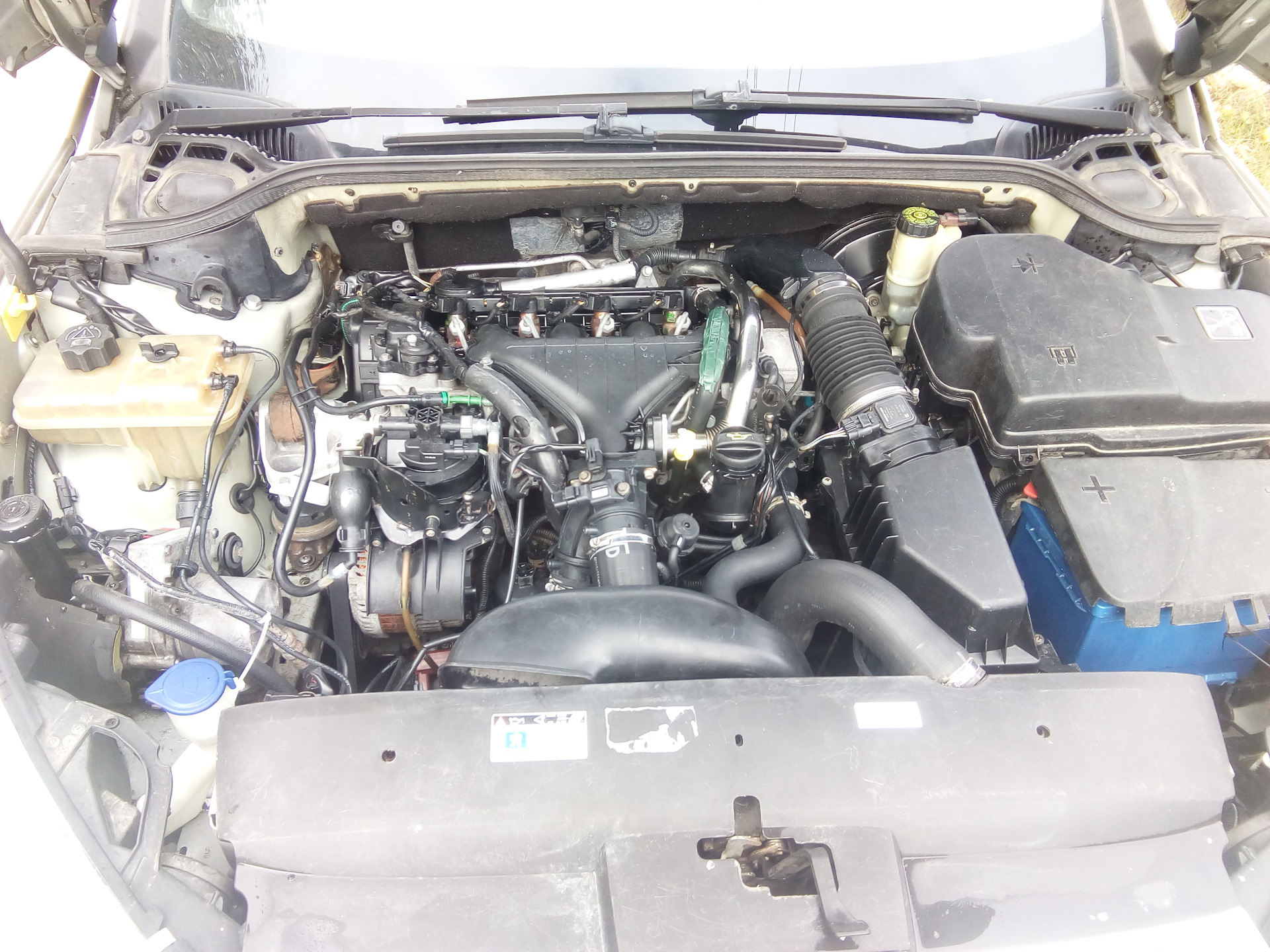 Замена нижней левой опоры (подшипника) — Peugeot 407 SW, 2 л, 2004 года ...