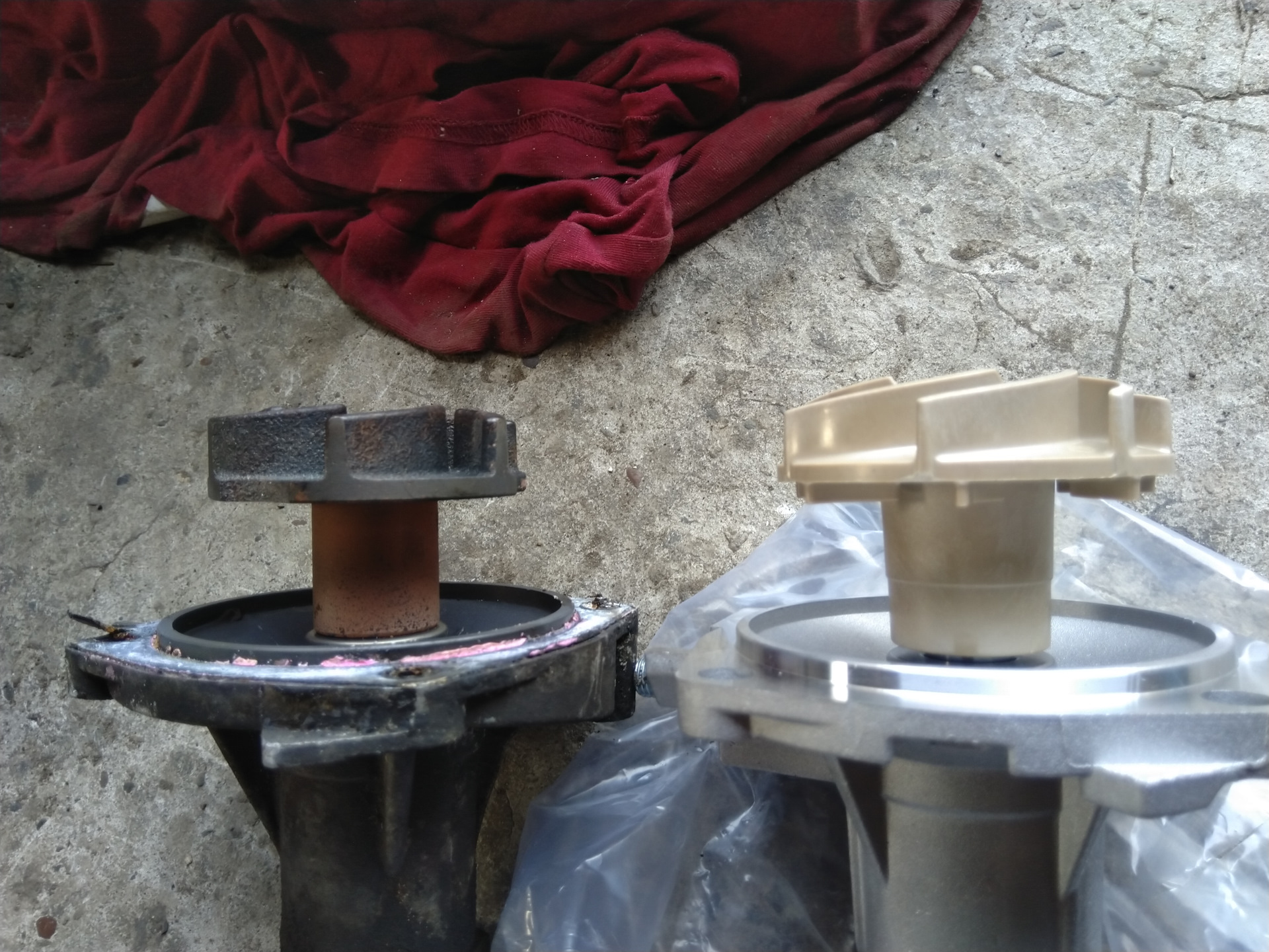 Помпа Luzar-Turbo (сравнение с Master Sport) — Lada 21074, 1,6 л, 2010 года | запчасти | DRIVE2