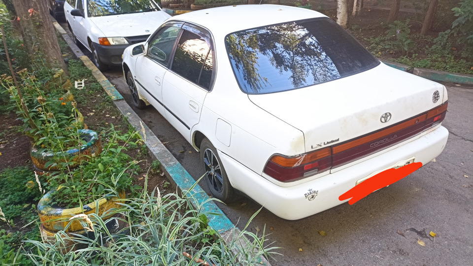 4E-FE высокие обороты ХХ — Toyota Corolla (100), 1,3 л, 1993 года ...