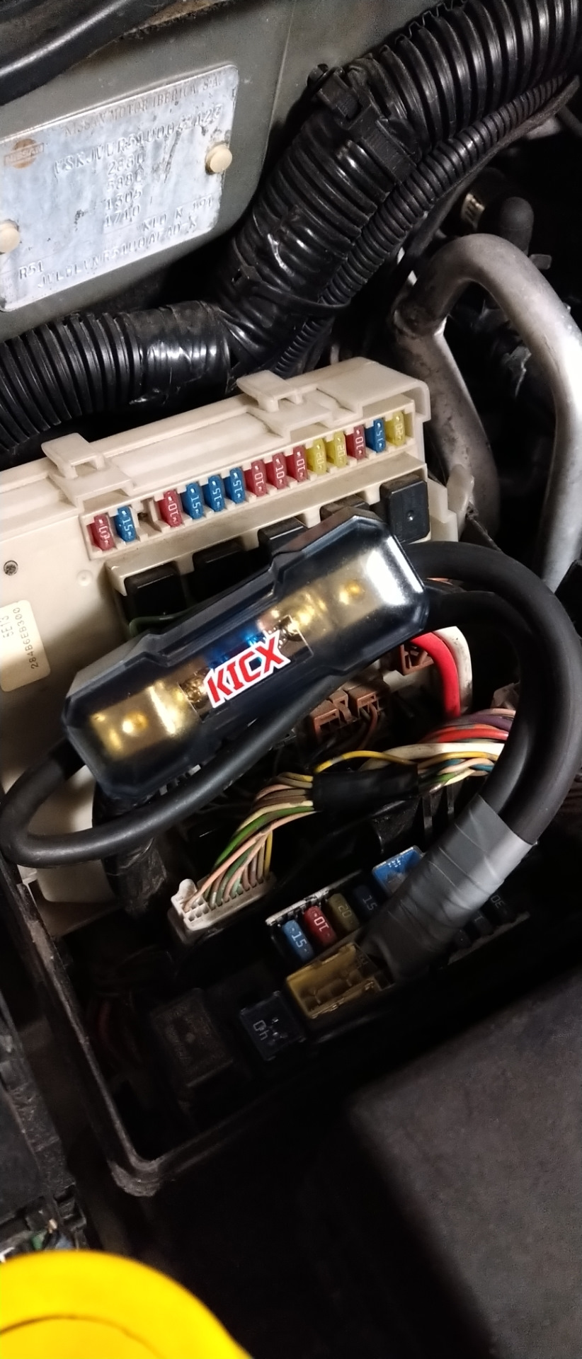 Обходной предохранитель свечей накала — Nissan Pathfinder (3G), 2,5 л ...