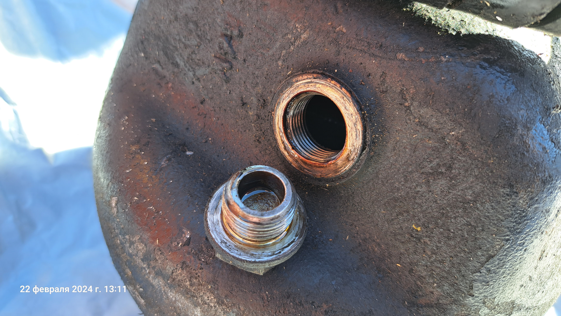 Замена переднего редуктора. — Isuzu Bighorn (II), 3 л, 1998 года ...