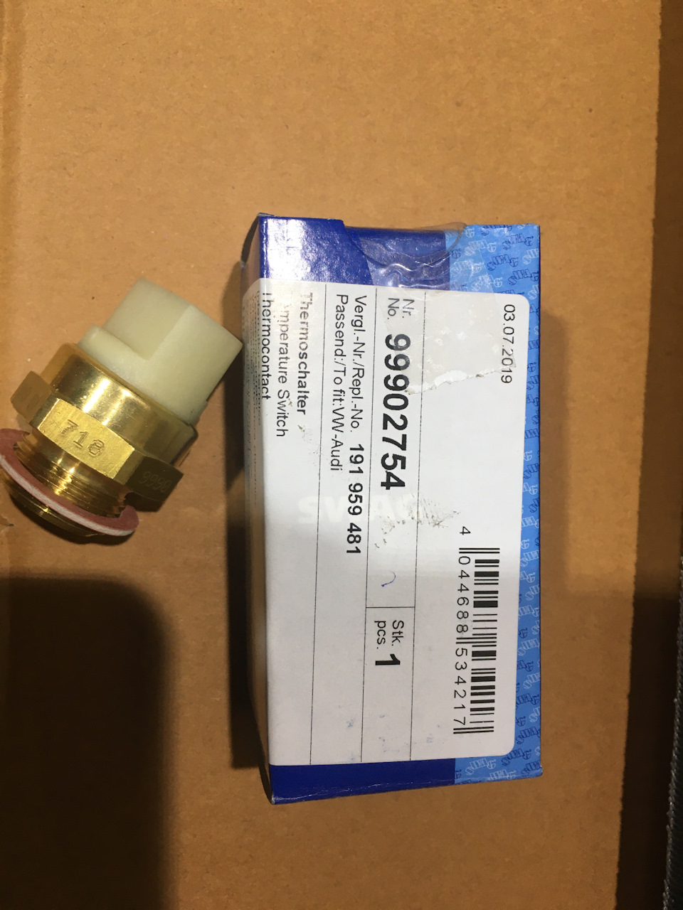 191959481 Датчик включения вентилятора VAG | Запчасти на DRIVE2