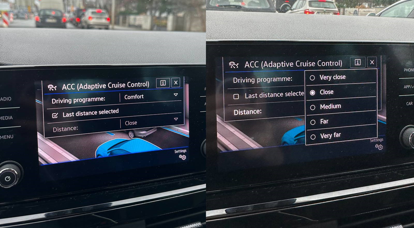 ACC — адаптивный круиз-контроль — Volkswagen Polo liftback, 1,4 л, 2022 ...