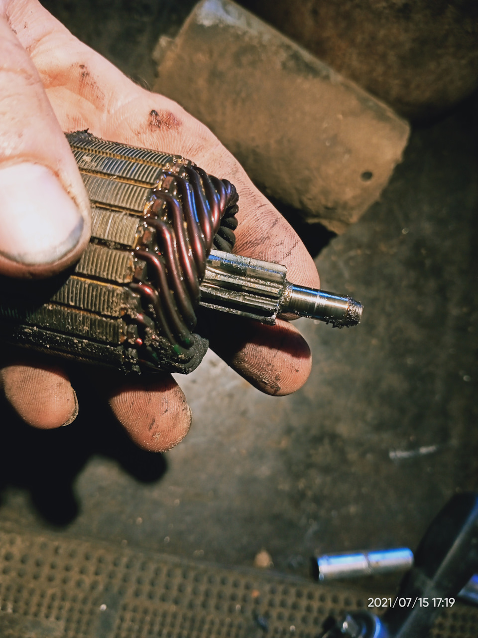 Ревизия стартера Valeo TS12E9, пробег 347 тыс.км — Renault Megane III, 1,5 л, 2010 года | своими ...