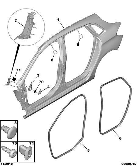 CITROEN/PEUGEOT 9025EV — Накладка крыла. Будьте бдительны ! — Citroen ...