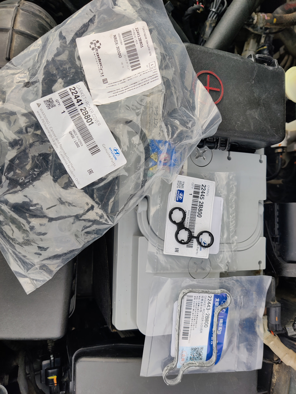 224452B800 Уплотнительное кольцо KIA HYUNDAI | Запчасти на DRIVE2