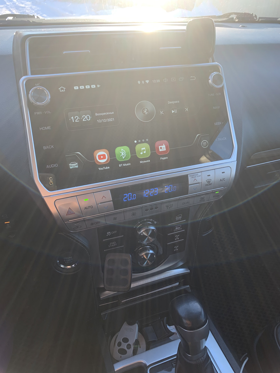 Головное устройство — Toyota Land Cruiser Prado 150-series, 2,7 л, 2018 ...