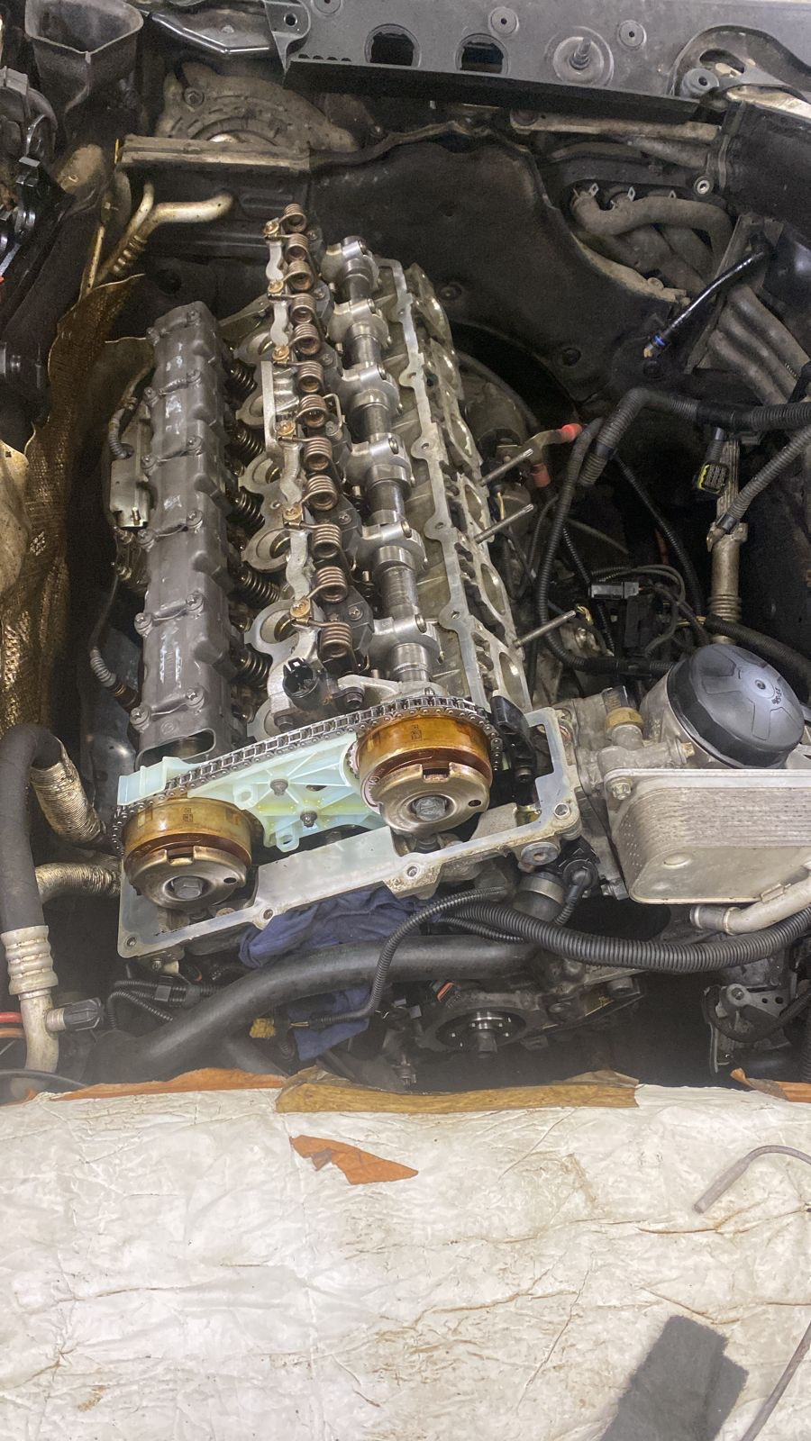 Сборка двигателя n52b25 — BMW 5 series (F10), 2,5 л, 2011 года | визит ...