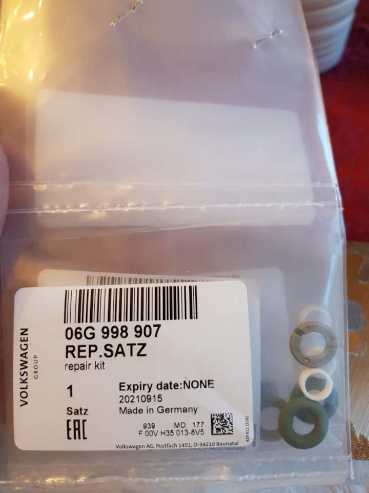 06G998907 Pемонтный комплект для блока клапанов VAG | Запчасти на DRIVE2