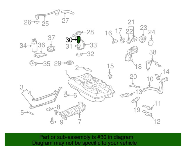 2330021010 Фильтр топливный TOYOTA LEXUS | Запчасти на DRIVE2