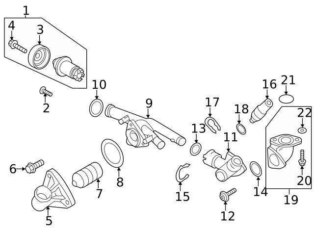 03H121142 Пружинная защелка VAG | Запчасти на DRIVE2