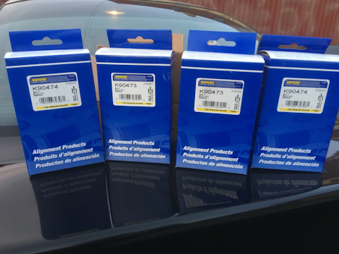 K90474 Болт сход-развала MOOG | Запчасти на DRIVE2