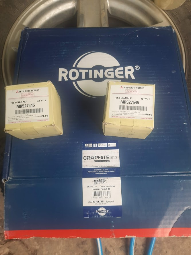 MR527545 Поршень переднего тормозного суппорта Mitsubishi | Запчасти на ...