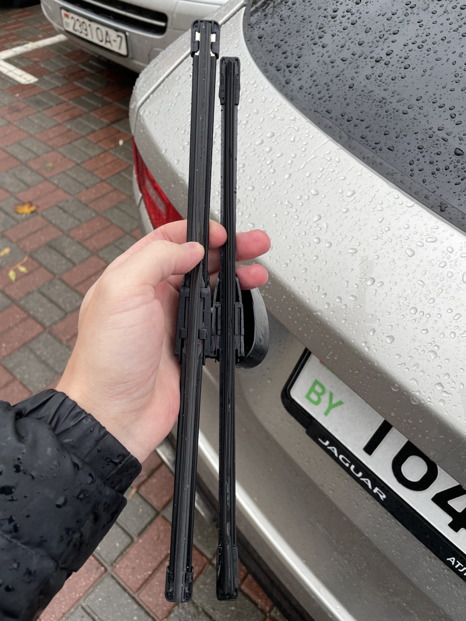 ТО — 72800. Диагностика у ОД, задняя щетка — Jaguar F-Pace, 3 л, 2017 ...