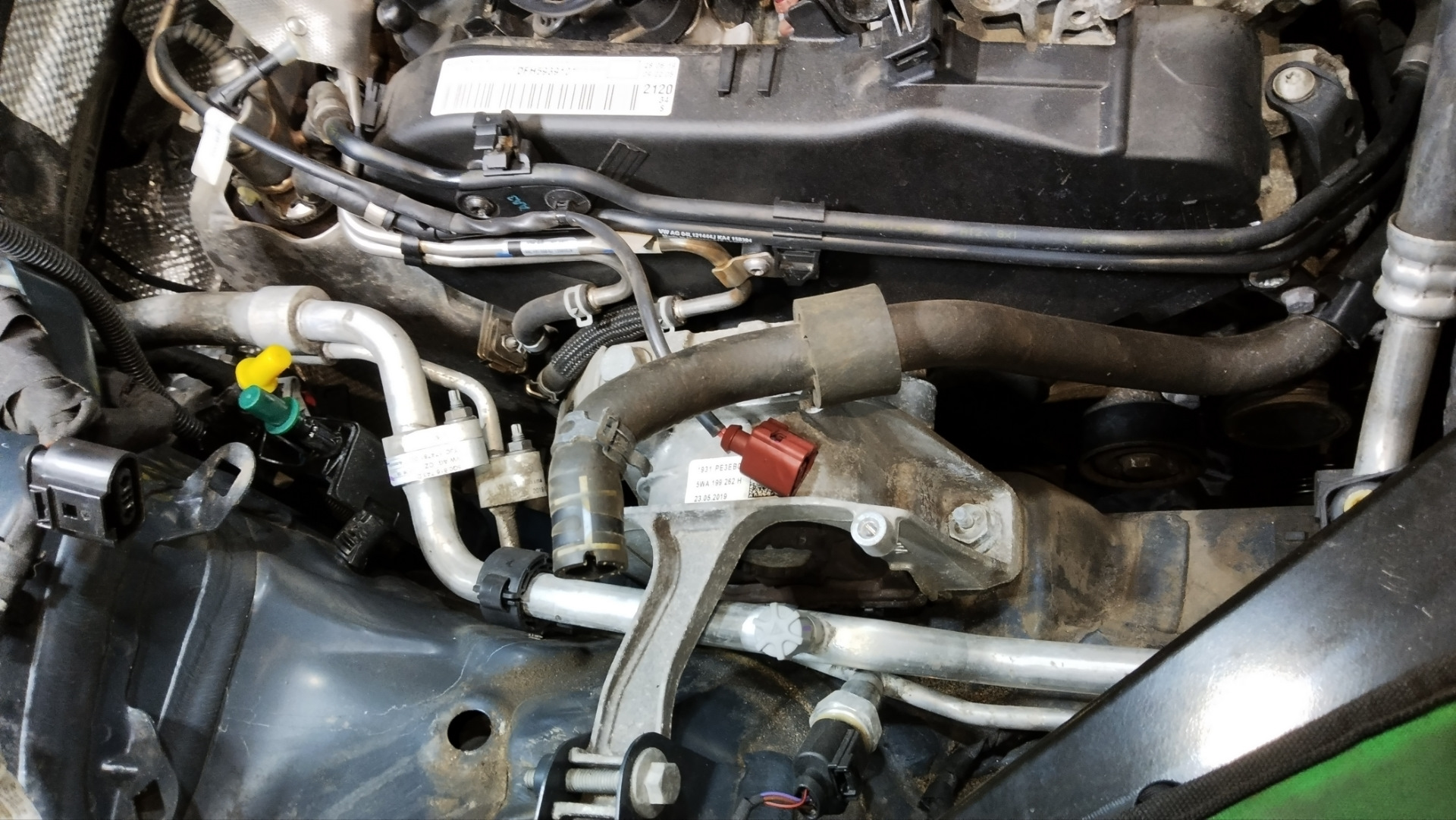 Замена ремня ГРМ DFHA и всего сопутствующего — Volkswagen Passat ...