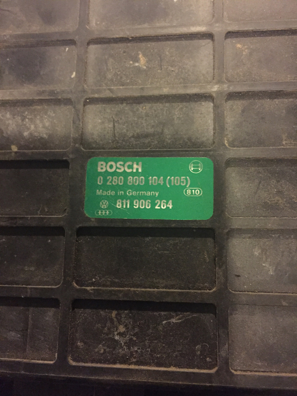 811906264 Блок управления двигателем 0280800104 0280800105 Audi 80 B3 1 ...